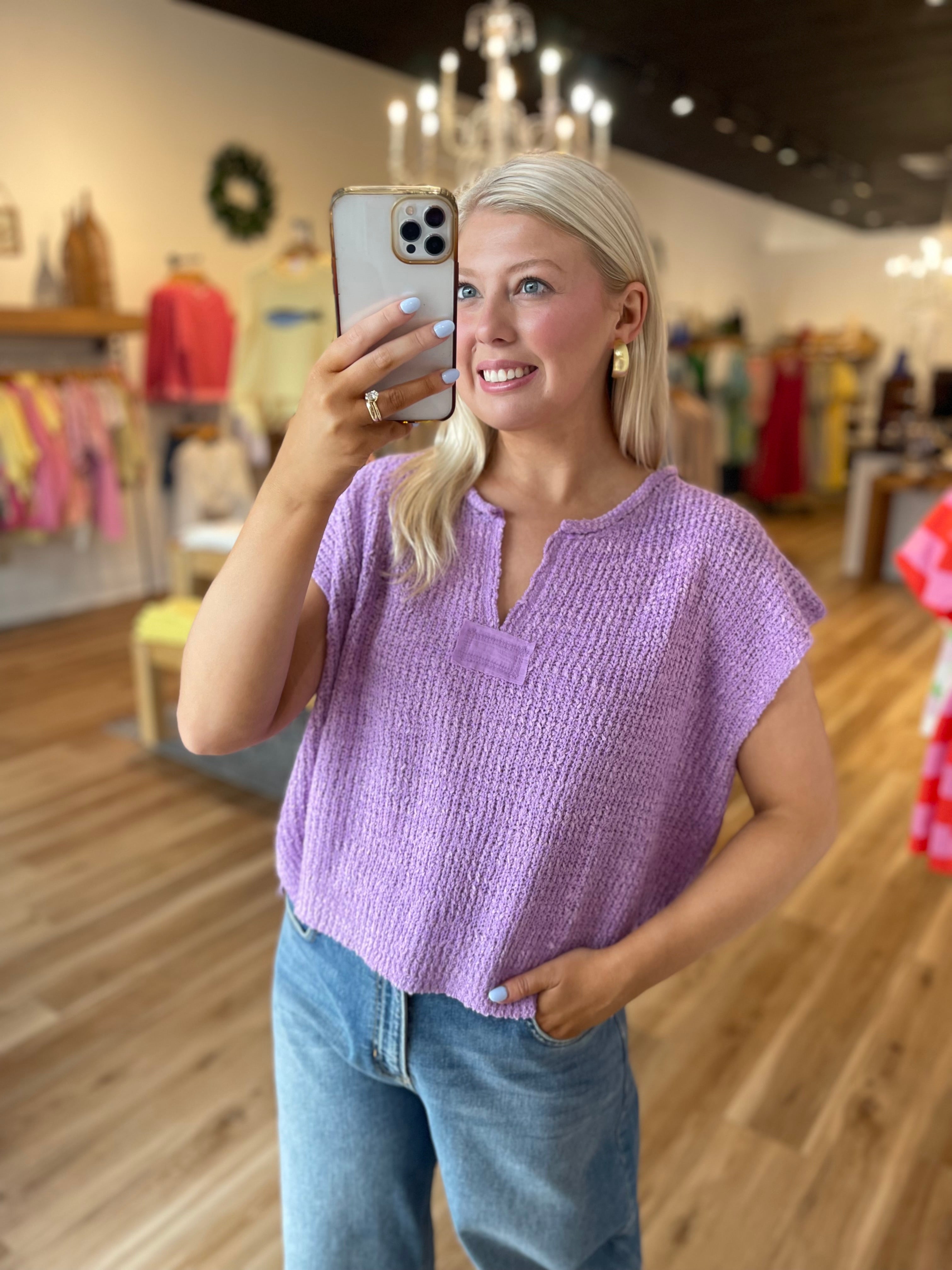 Rylee Knit Top – The Cotton Gin Boutique